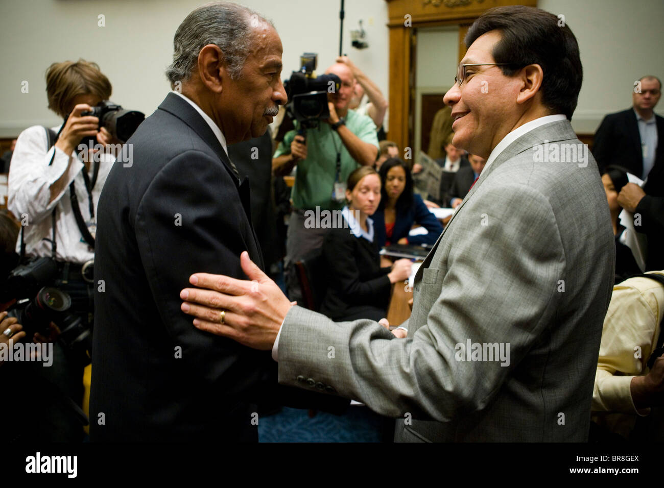 Attorney General Alberto Gonzales testifies in front of the House ...