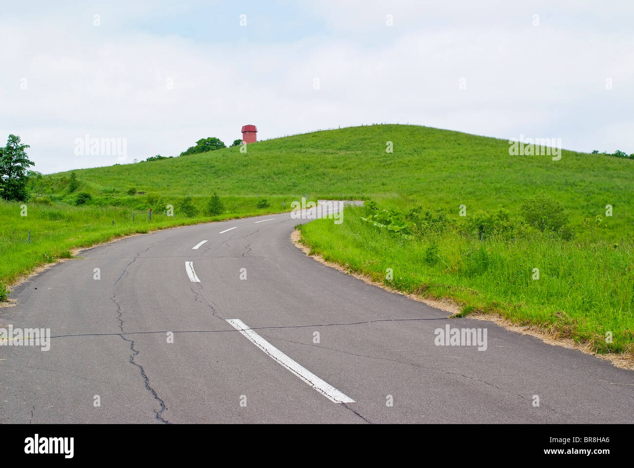 Road by ranch Stock Photo - Alamy