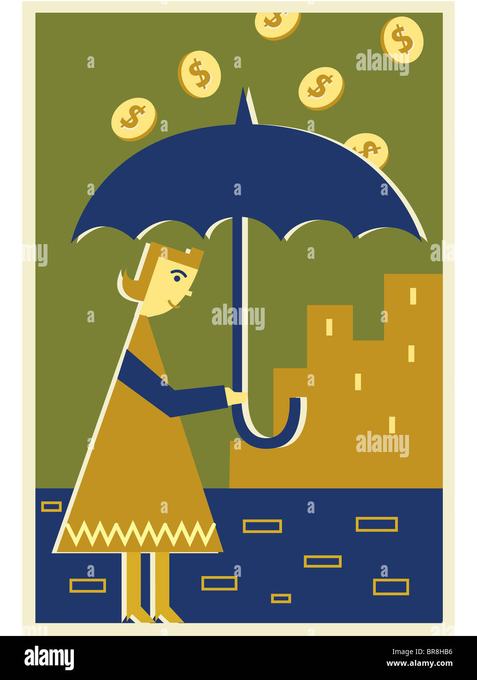It is raining money Stock Photo - Alamy