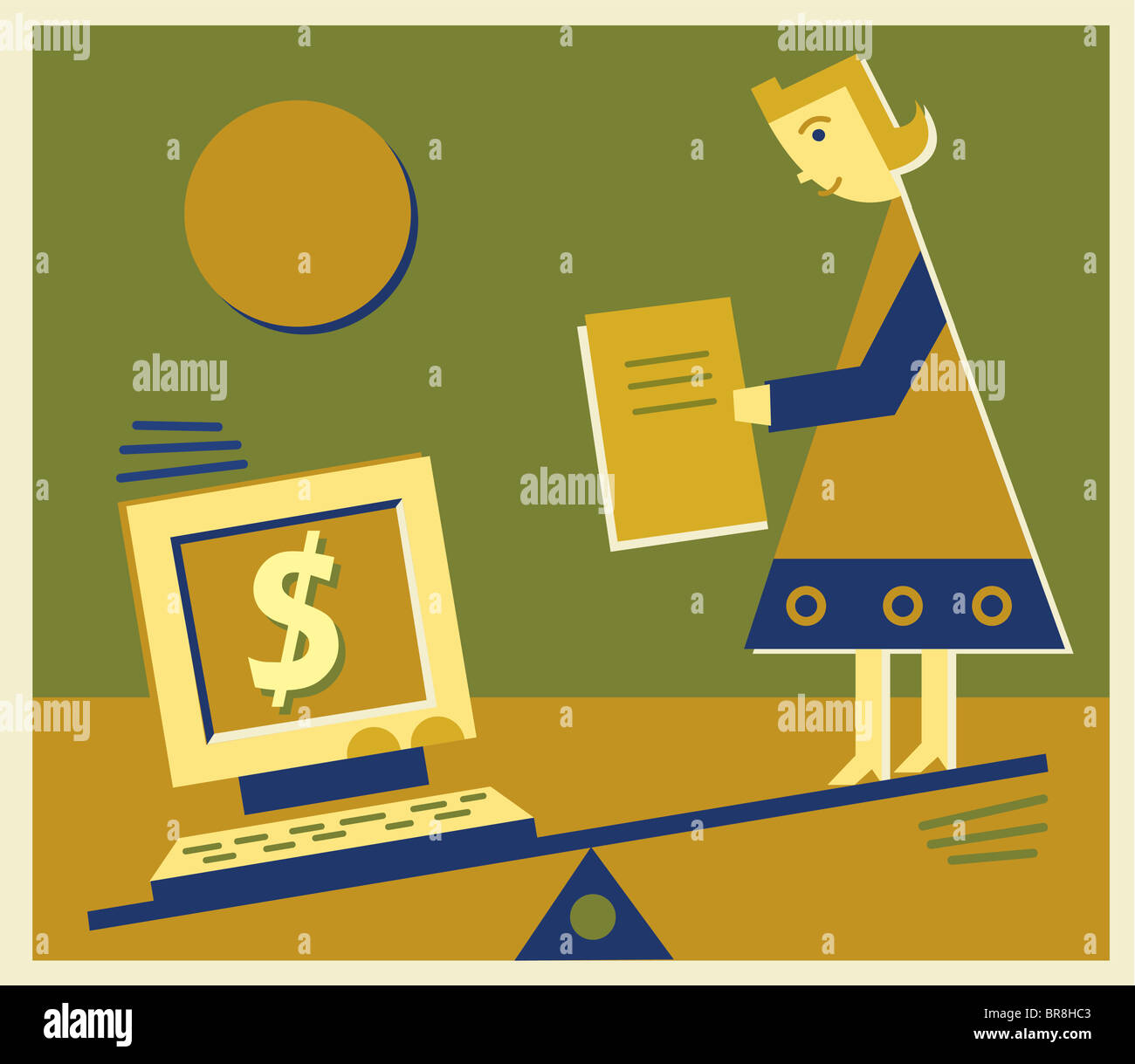 Teeter totter balance hi-res stock photography and images - Alamy