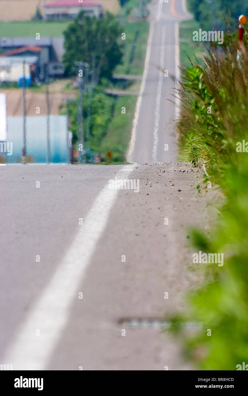 Road slope hi-res stock photography and images - Alamy