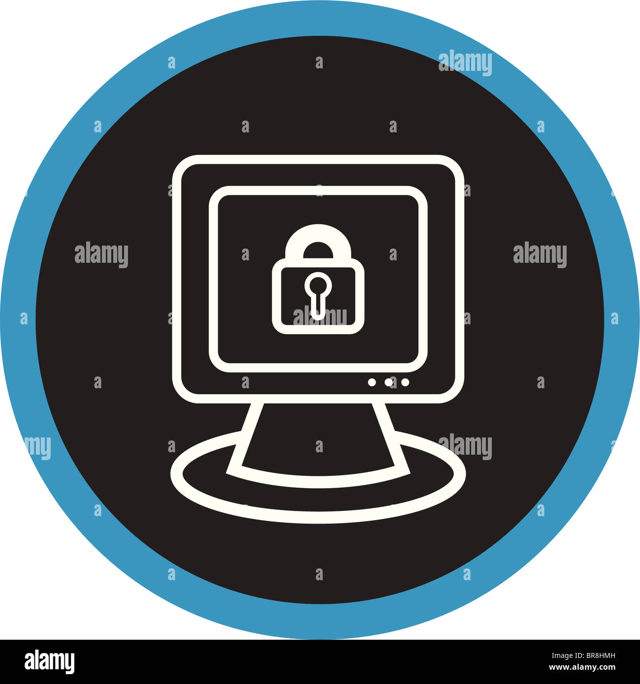 A graphic representation of computer security Stock Photo - Alamy