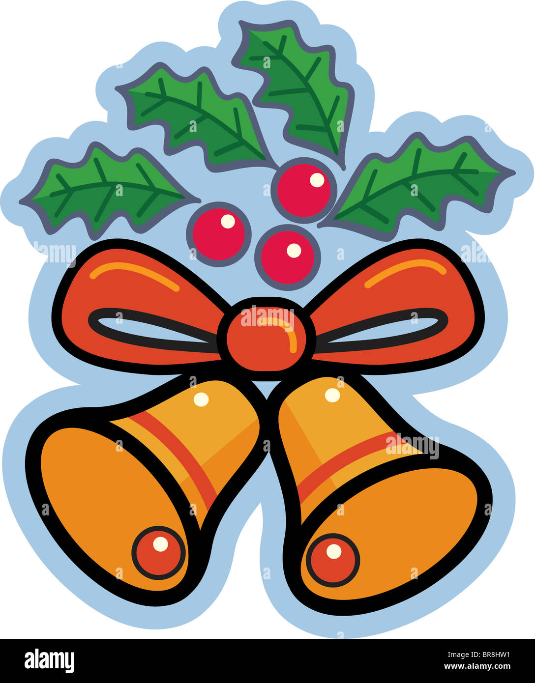 Cartoon christmas holly berries hi-res stock photography and images - Alamy