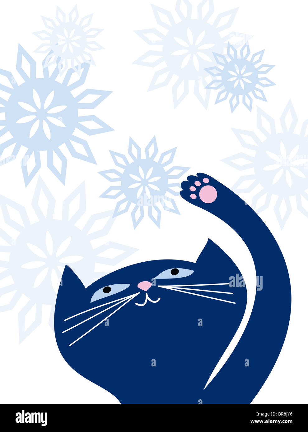 Reaching snowflakes hi-res stock photography and images - Alamy