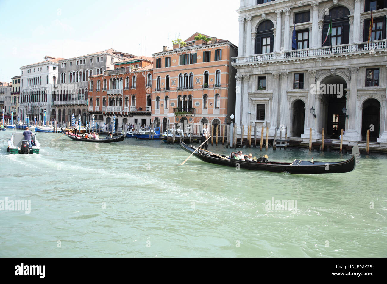 Canal and cityscape Stock Photo - Alamy