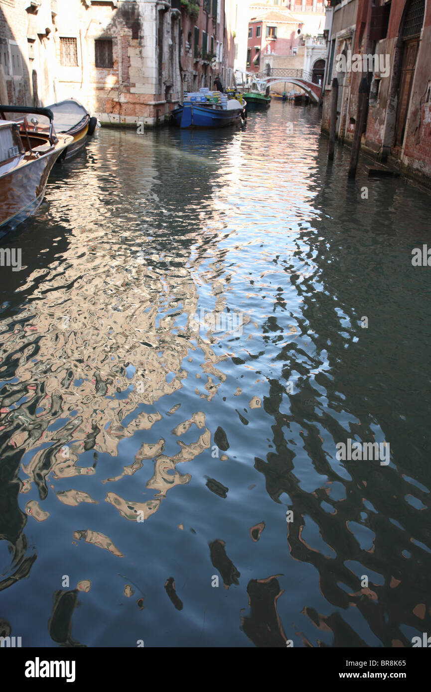 Water Surface of Canal, Venice, Italy Stock Photo - Alamy