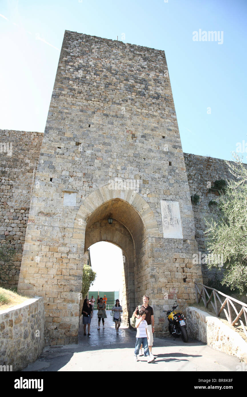 Town Gate, Italy Stock Photo - Alamy