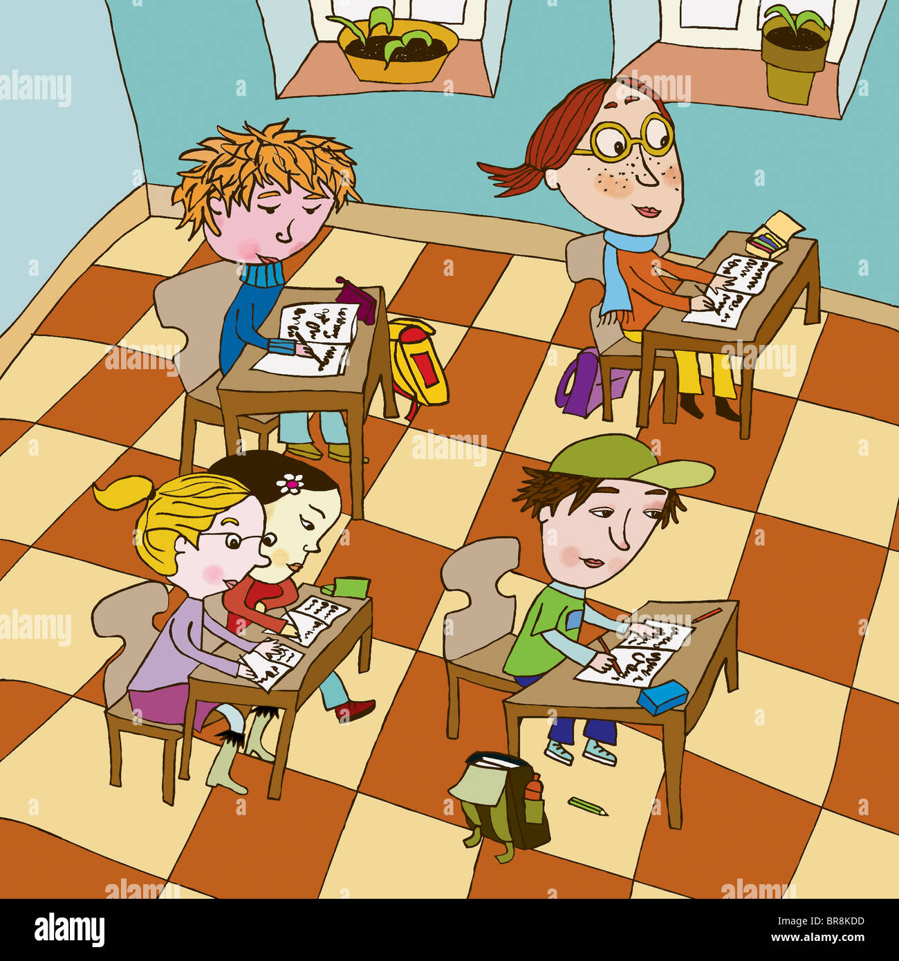 Classroom scenes hi-res stock photography and images - Alamy