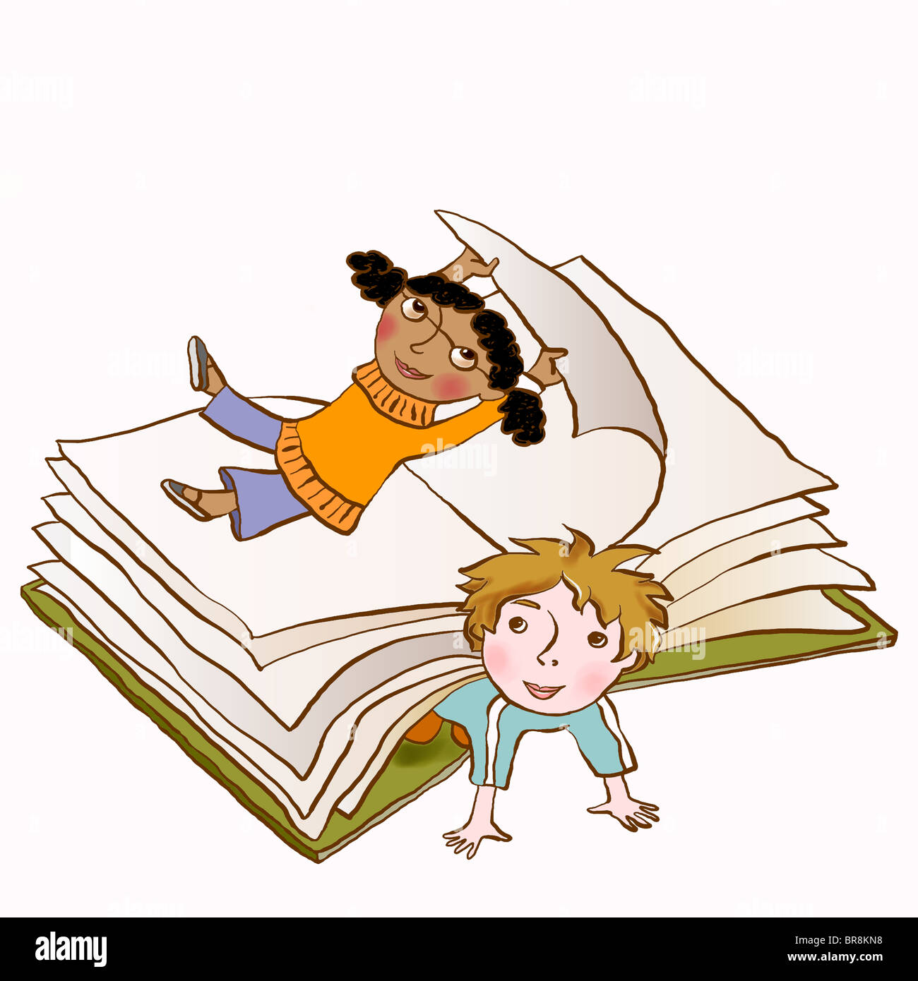 Colour in activity pages hi-res stock photography and images - Alamy