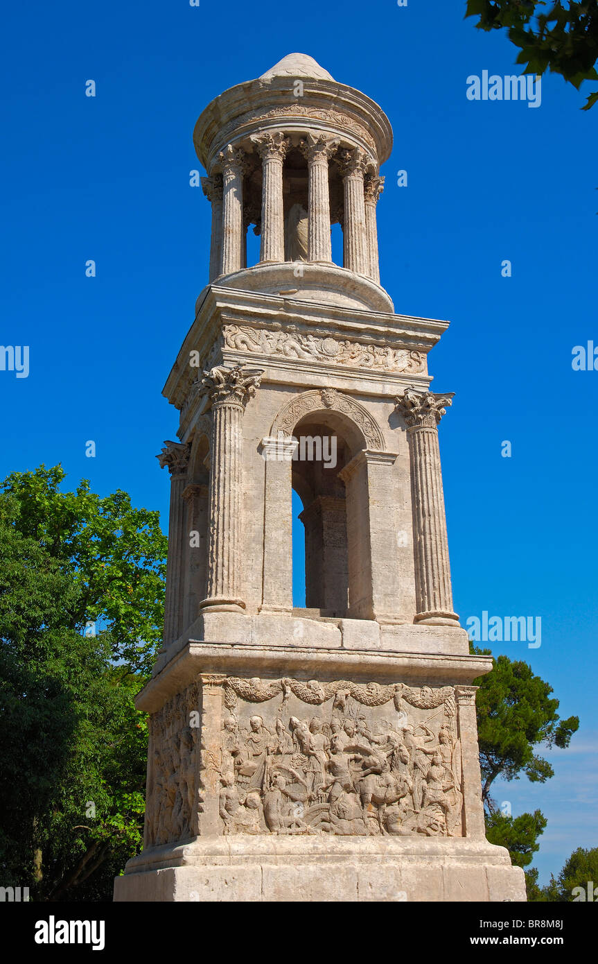 Glanum. Roman ruins. St Remy de Provence, France, Provence-Alpes-Cote-d ...