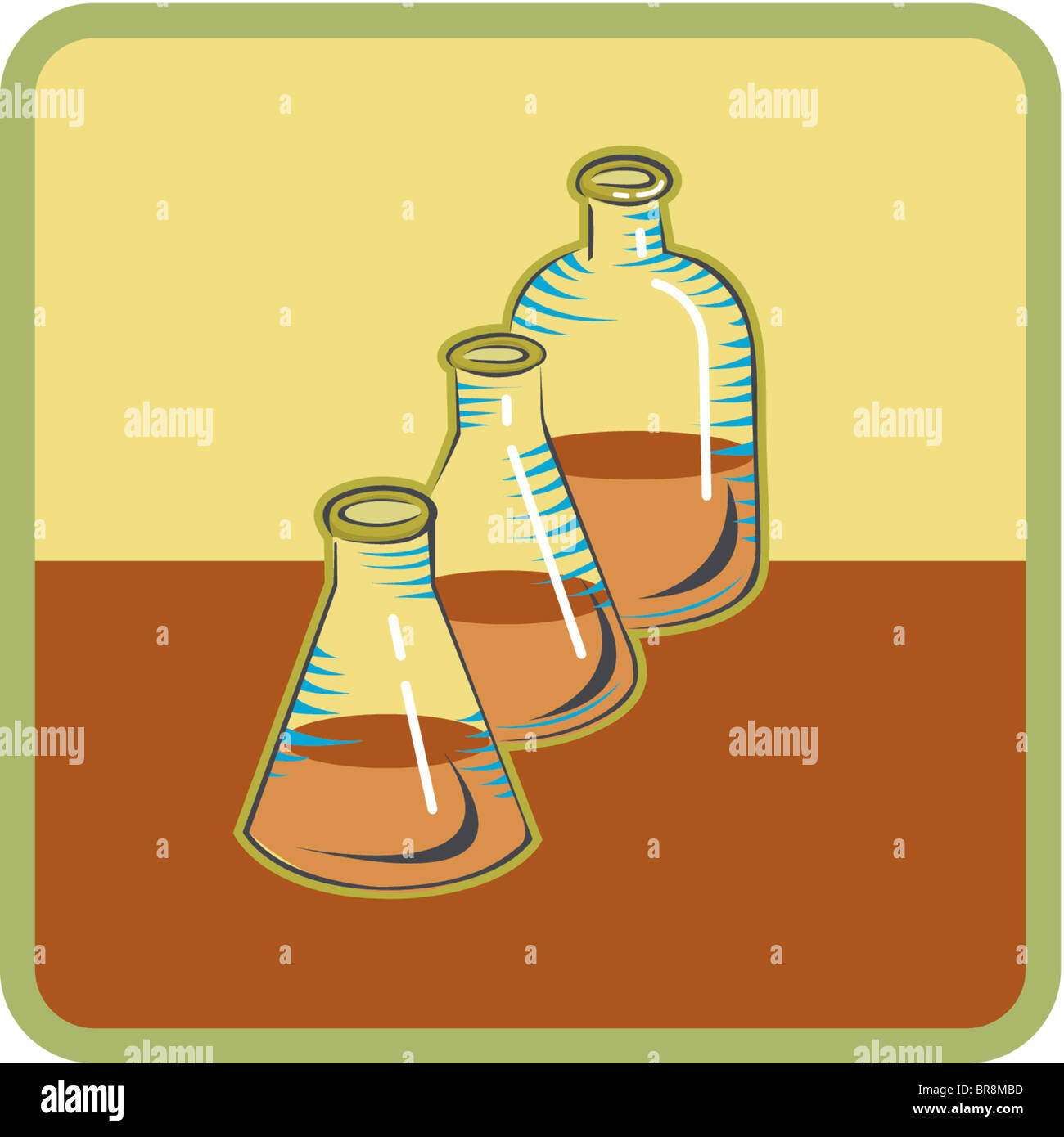 Three beakers hi-res stock photography and images - Alamy