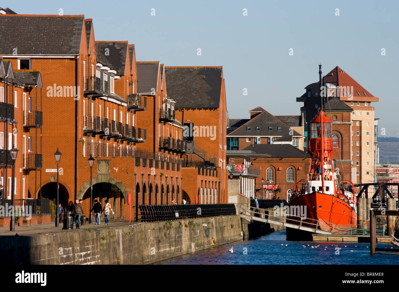 Europe, Uk, Wales, Swansea Marina Docks Stock Photo - Alamy