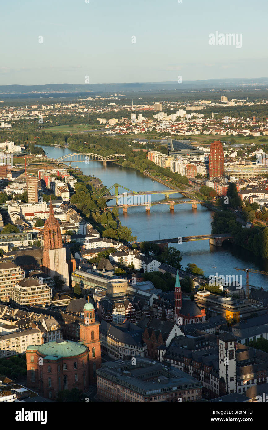 Cityscape with St. Paul's Church, Frankfurt am Main, Hesse, Germany ...