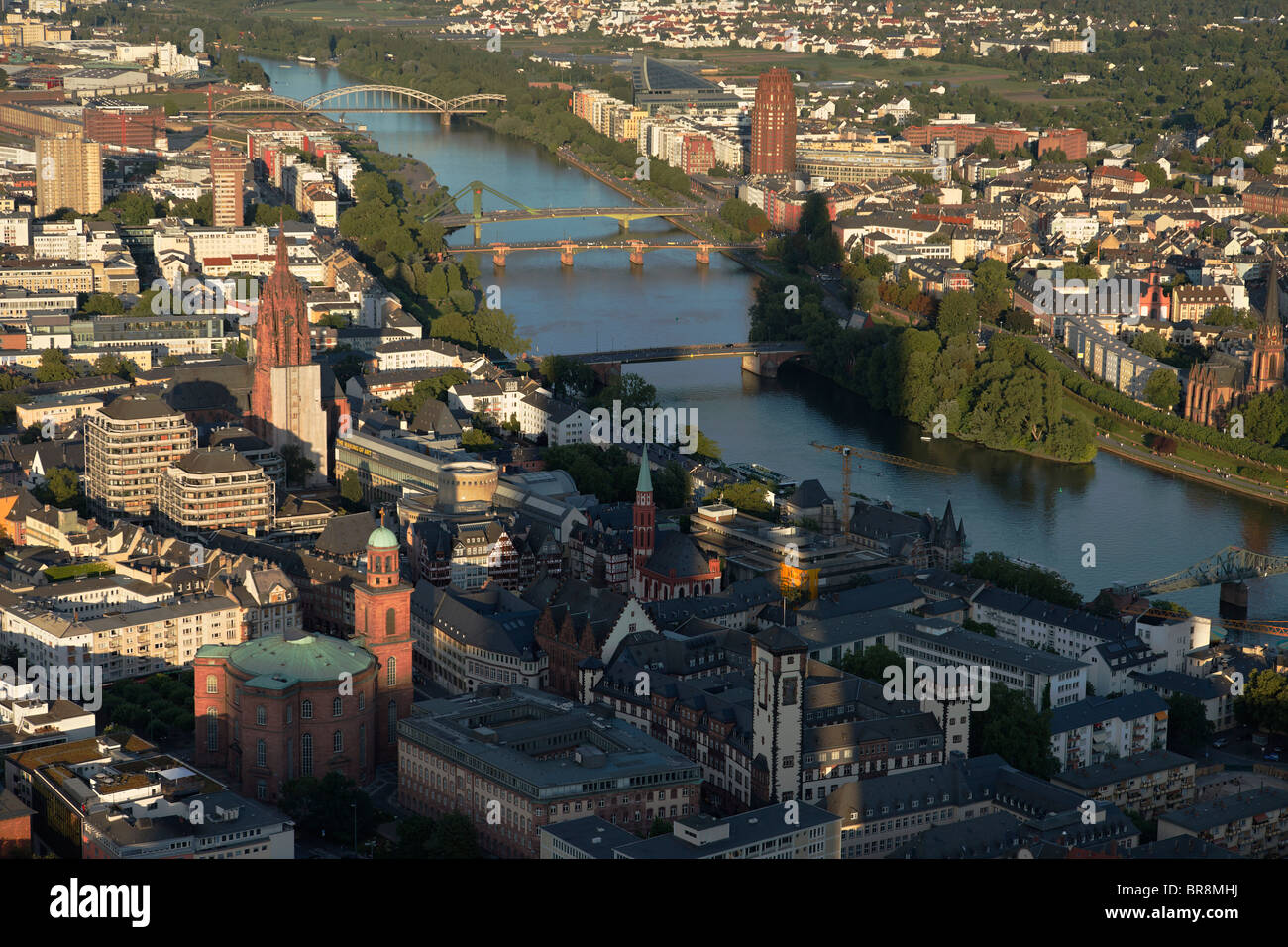 Cityscape with St. Paul's Church, Frankfurt am Main, Hesse, Germany ...
