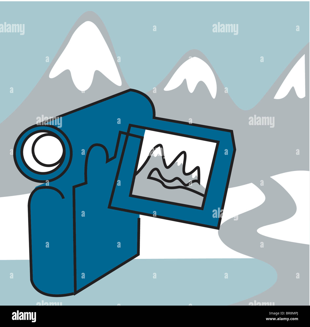 Hand-held video recorder Stock Photo - Alamy