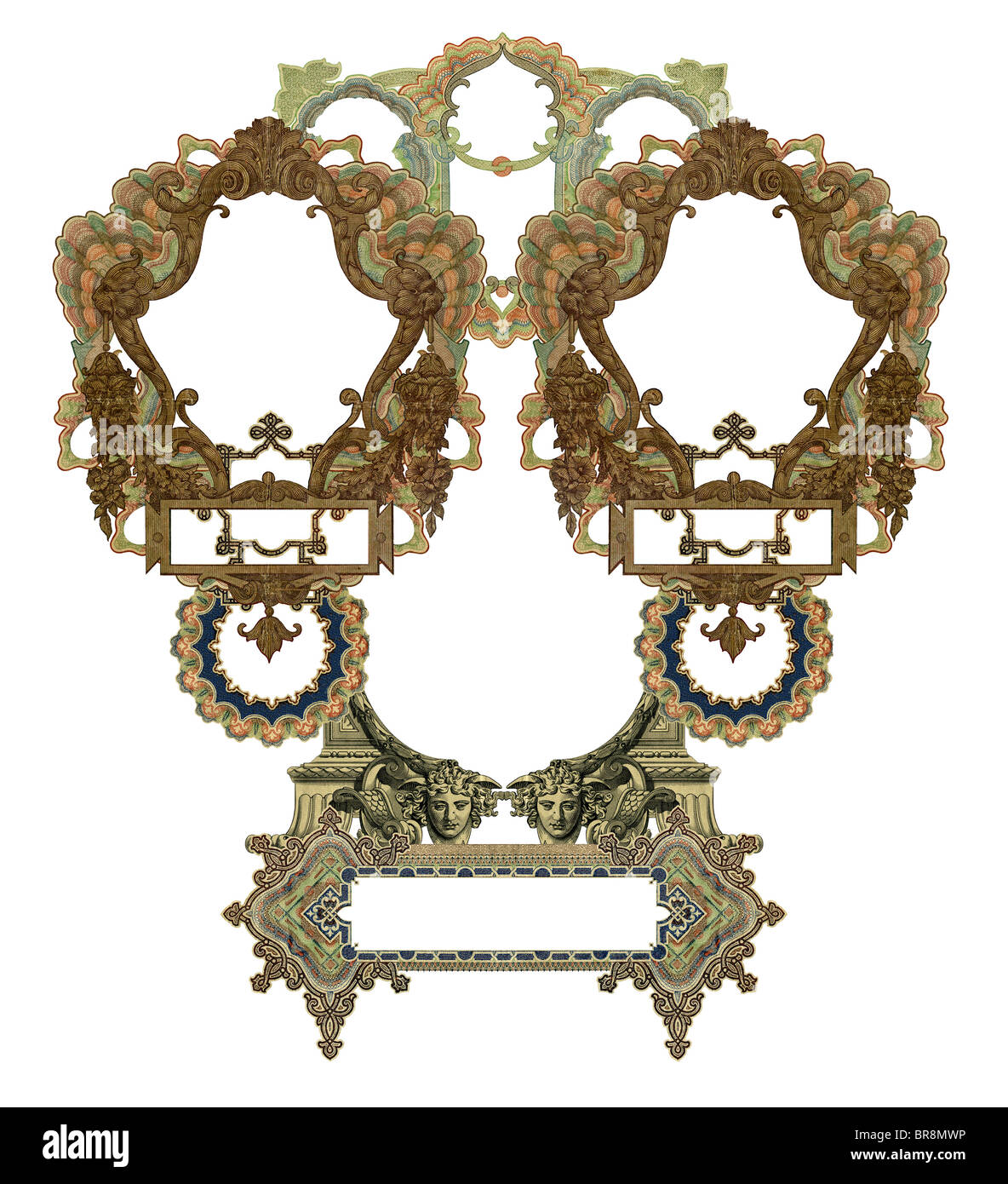 Old Victorian frame Stock Photo - Alamy