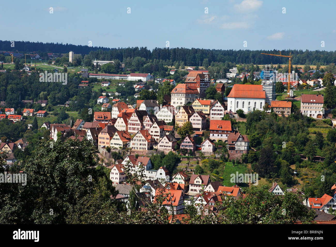 Altensteig baden wurttemberg schwarzwald black hi-res stock photography ...
