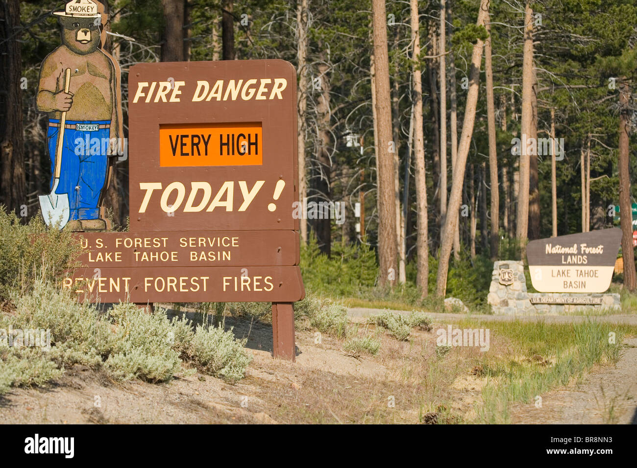 Angora Fire in South Lake Tahoe CA Stock Photo - Alamy