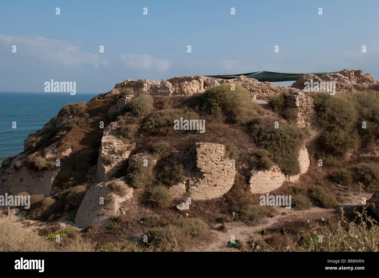 Crusader fortress Apollonia Israel Stock Photo - Alamy