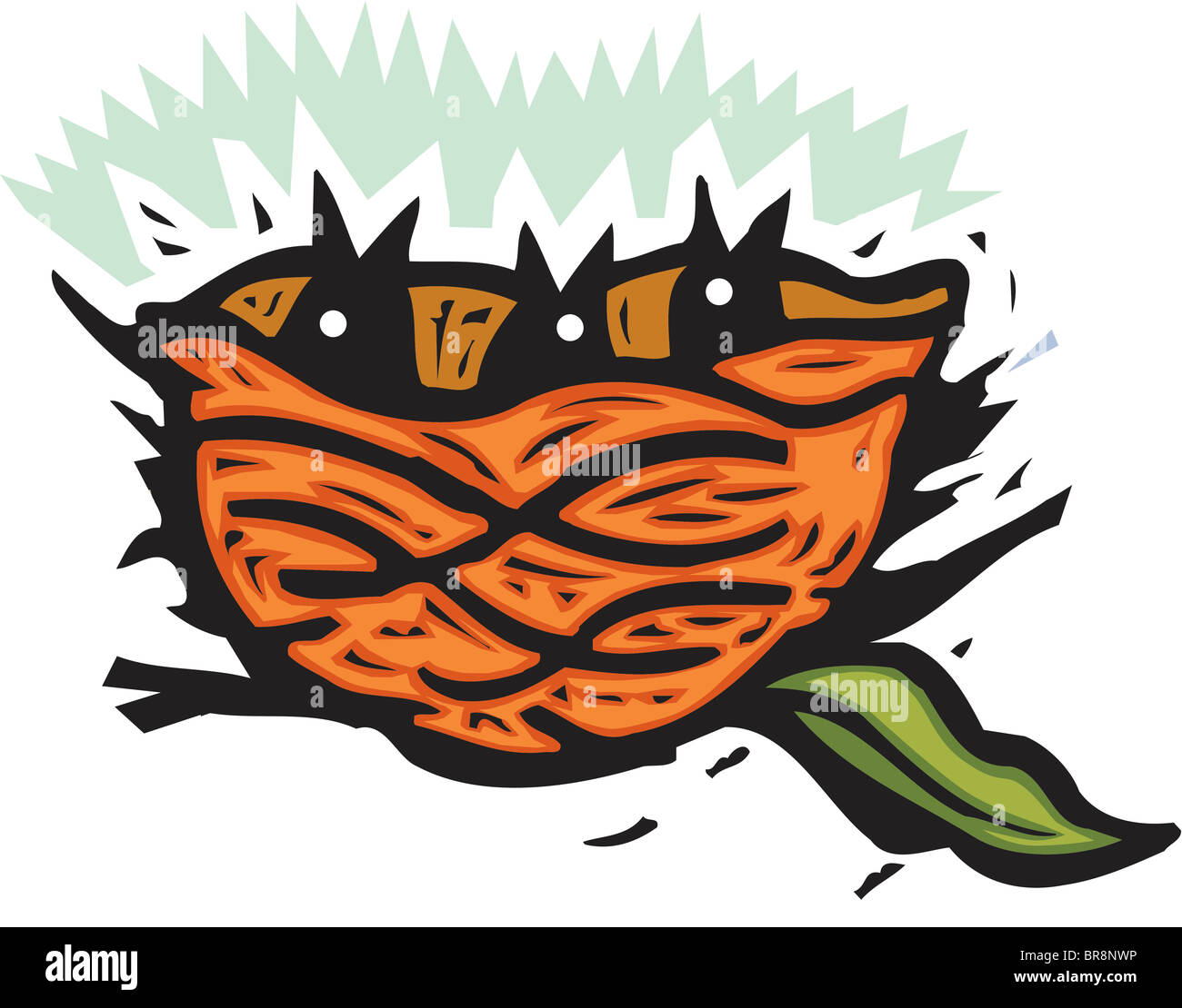 Birds in the spring Cut Out Stock Images & Pictures - Alamy