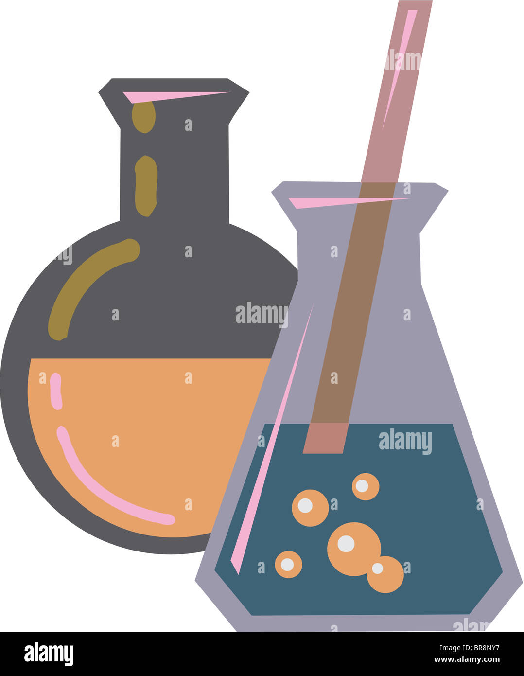 Cartoon science chemicals hi-res stock photography and images - Alamy