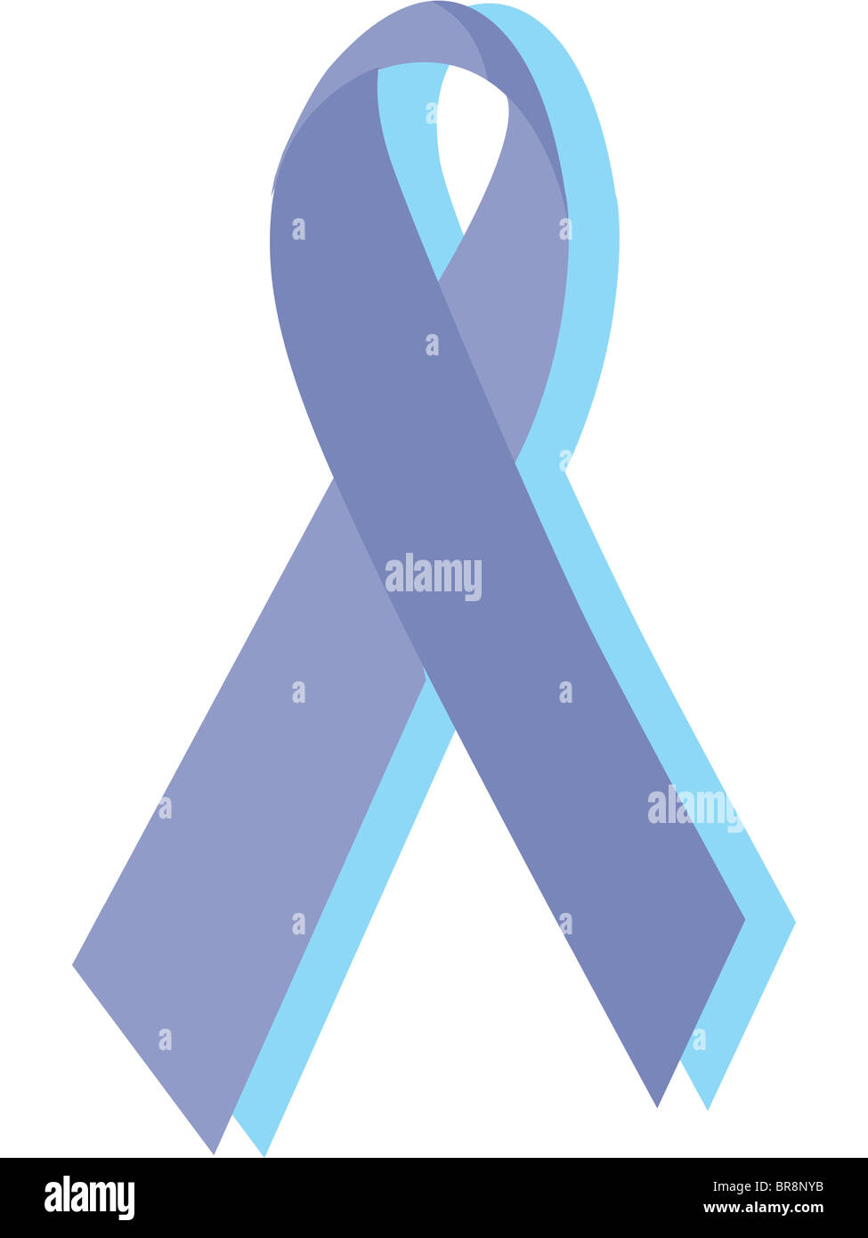 Eating disorders ribbon, purple Stock Photo - Alamy