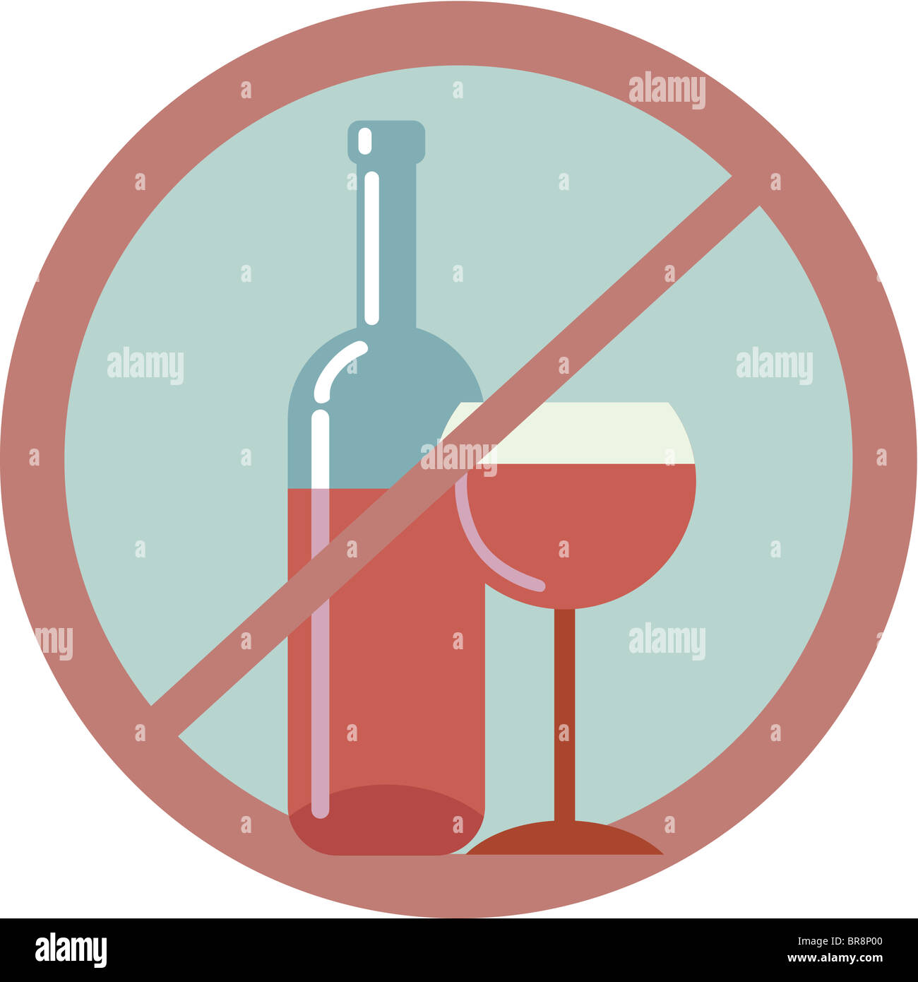 No drinking sign Stock Photo - Alamy
