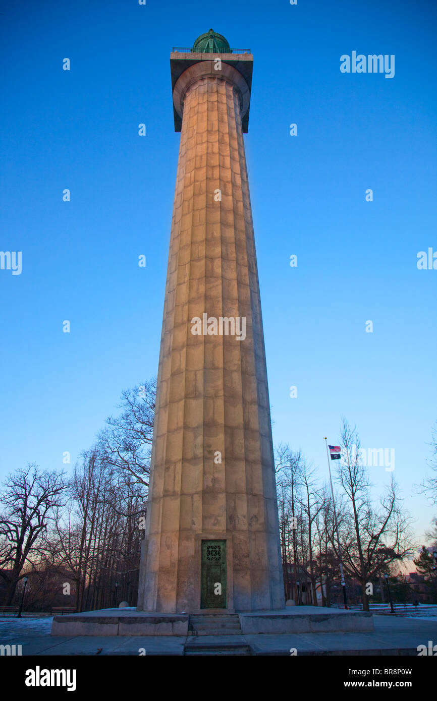 NYC Brooklyn Fort Greene Park Prison Ship Martyrs Monument sunset Stock ...