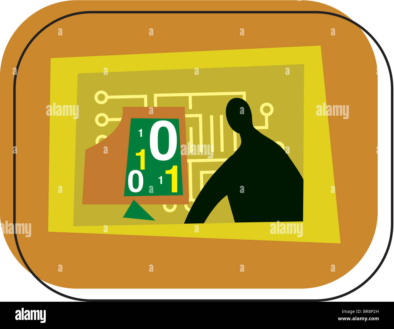 Computer code programmer illustration hi-res stock photography and ...