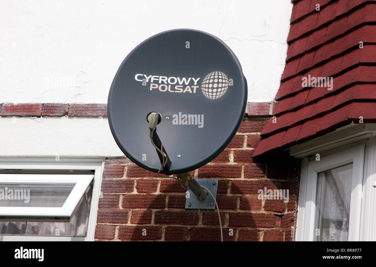Polish television satellite dish on hi-res stock photography and images ...
