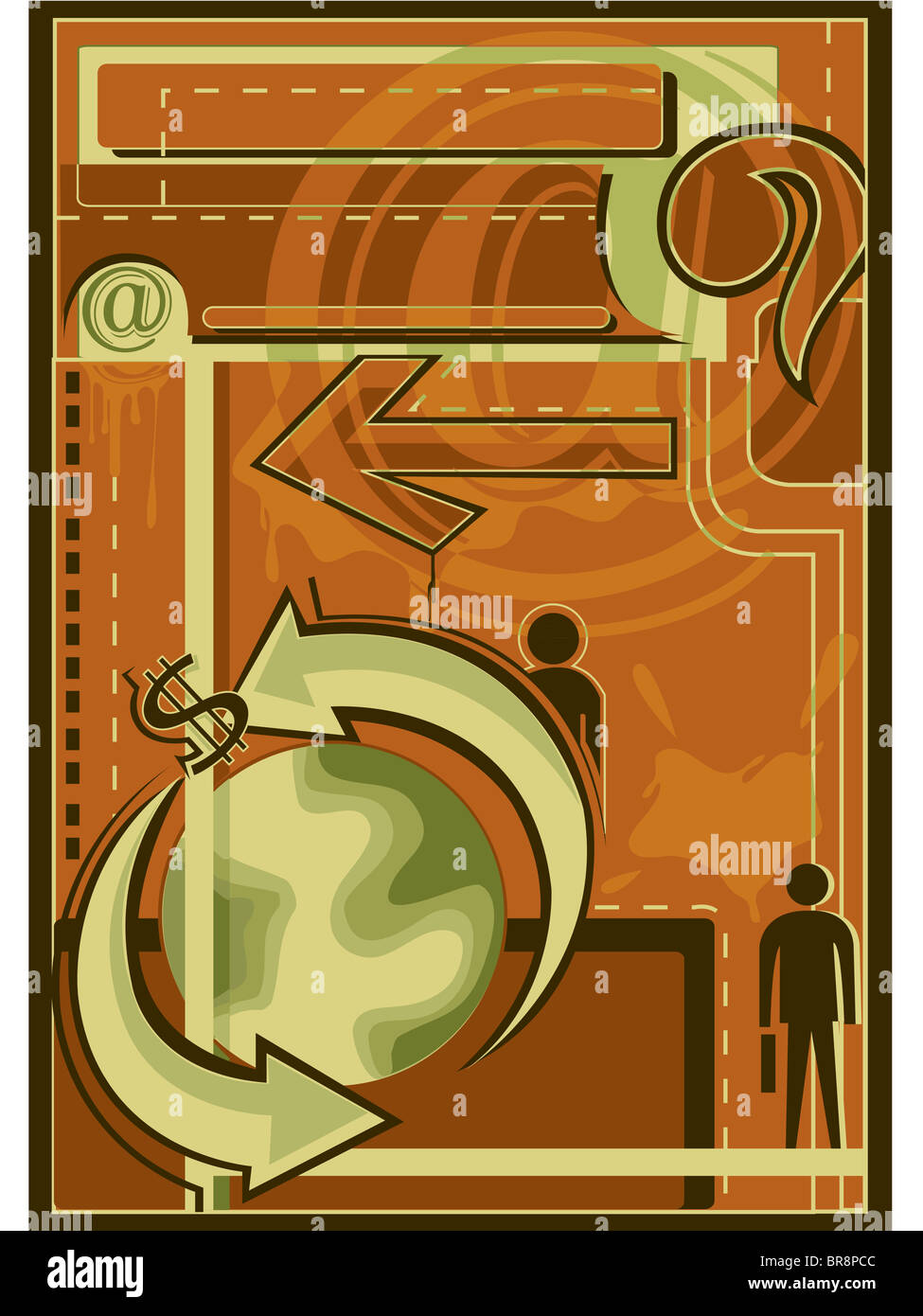 Globalisation cartoon hi-res stock photography and images - Alamy