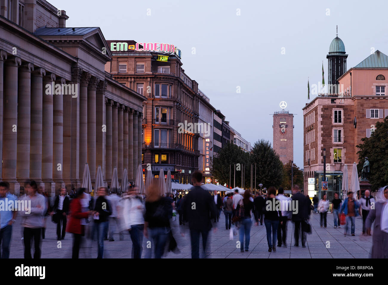 Pedestrian zone stuttgart hi-res stock photography and images - Alamy