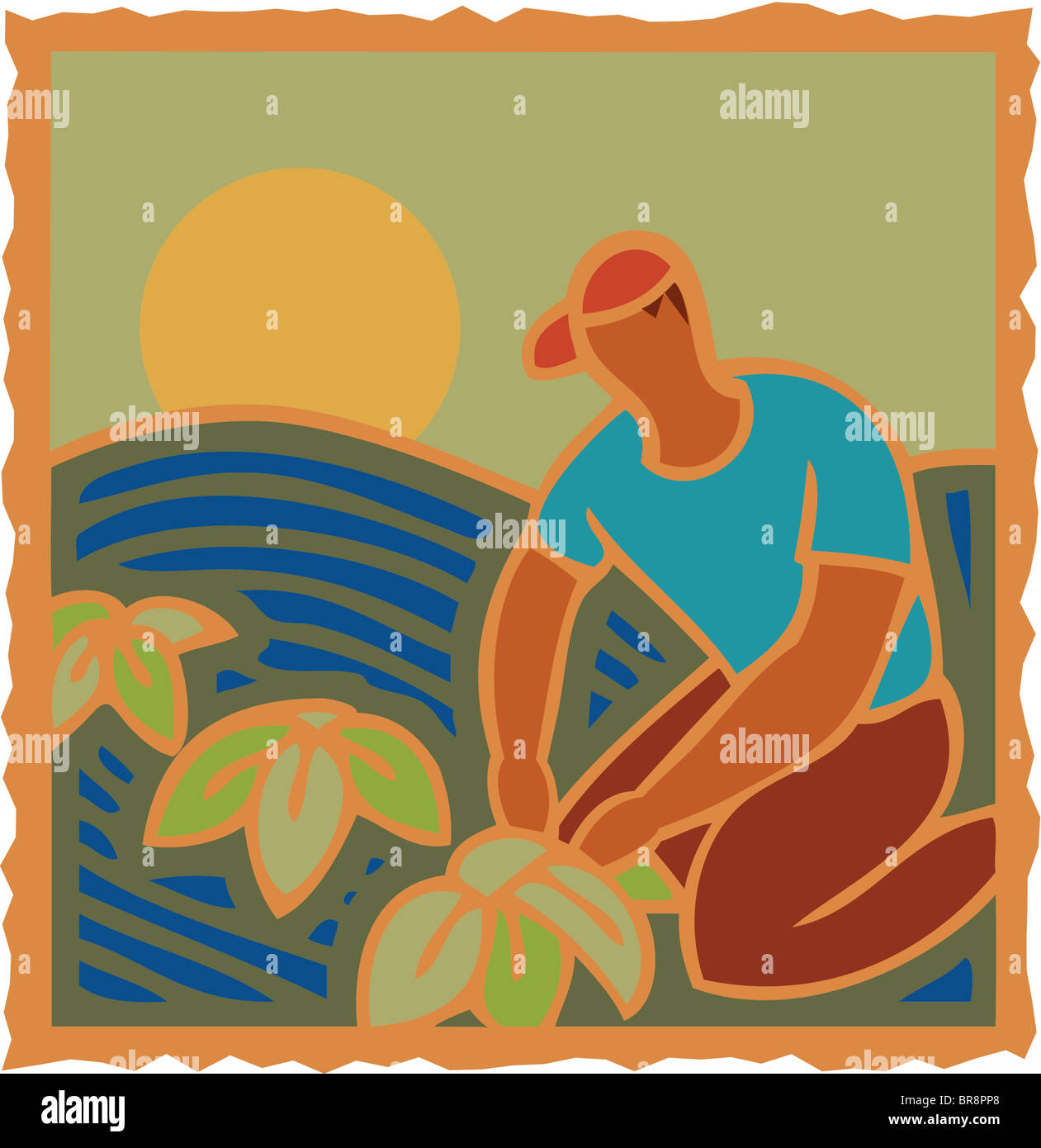 People planting perennials hi-res stock photography and images - Alamy