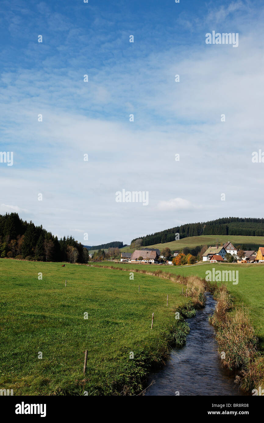 Black Forest Farm in Urach Valley, Furtwangen, Baden-Wurttemberg ...