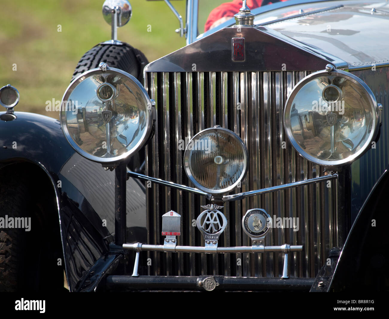 Vintage classic car radiator grill hi-res stock photography and images ...
