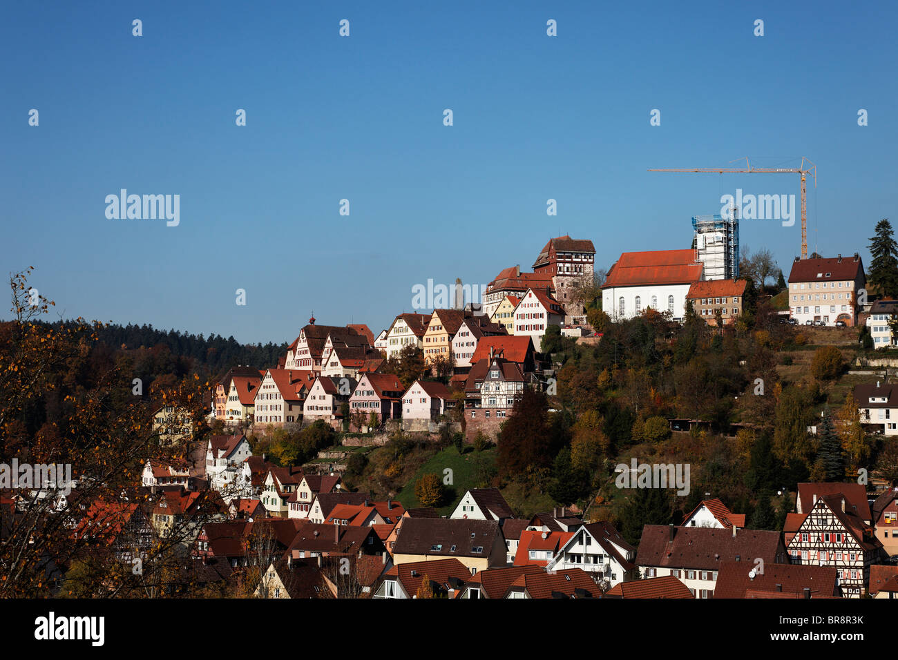 Townscape, Altensteig, Baden-Wurttemberg, Germany Stock Photo - Alamy