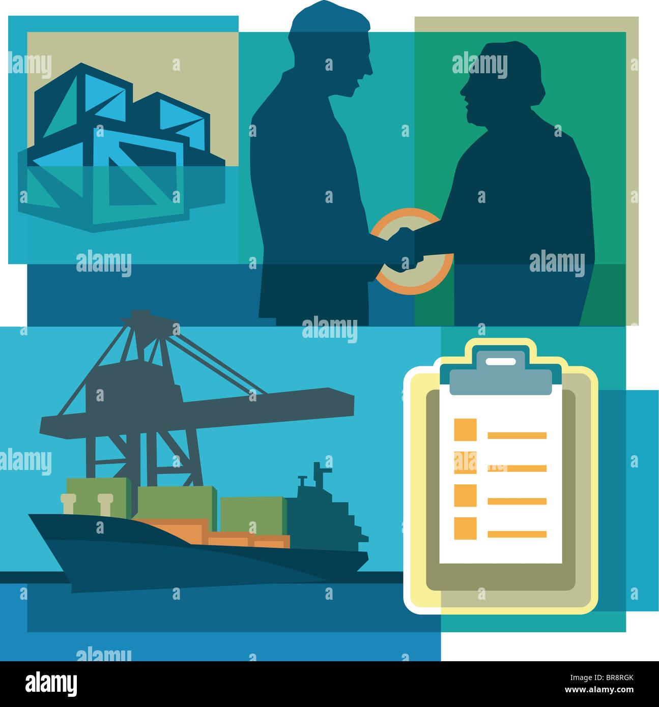 Crates ship hi-res stock photography and images - Alamy