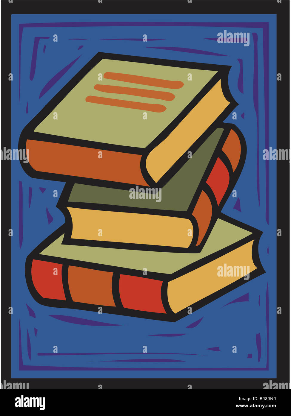A stack of three books Stock Photo - Alamy