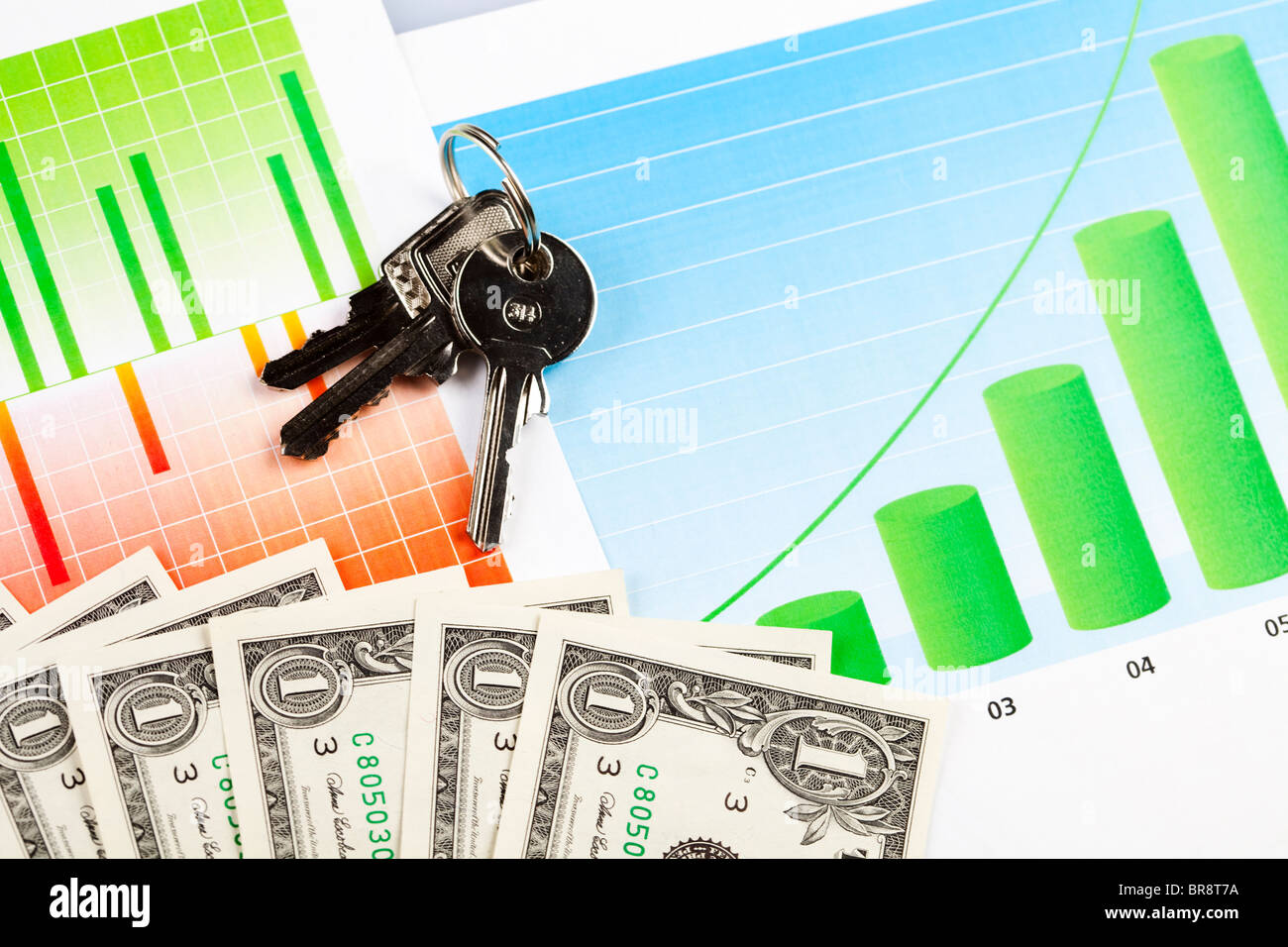Money and Diagram Stock Photo - Alamy