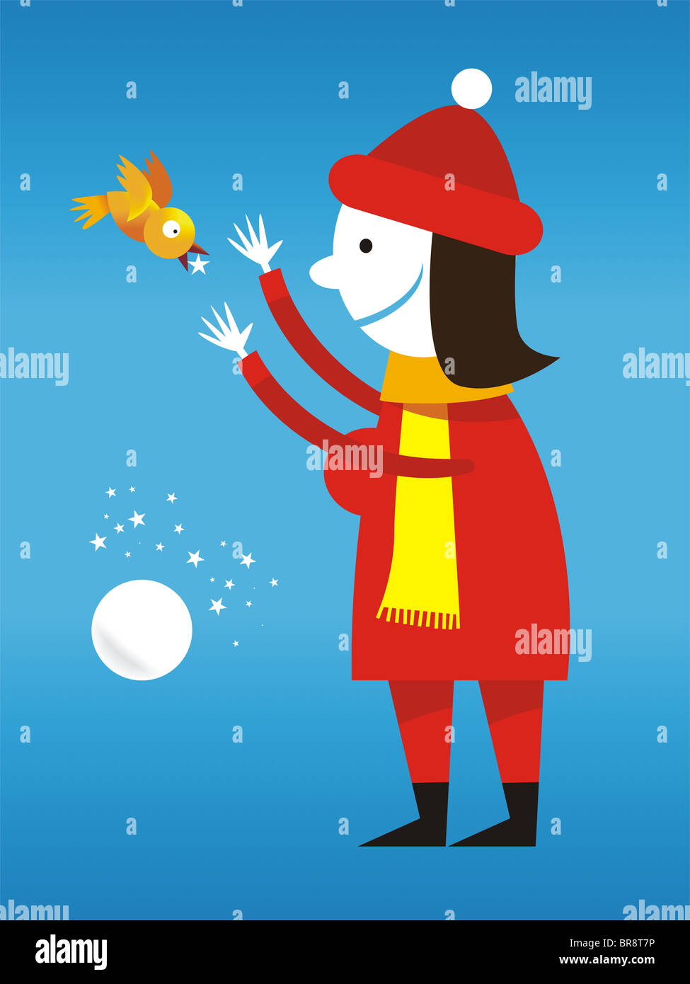 Helping the birds hi-res stock photography and images - Alamy