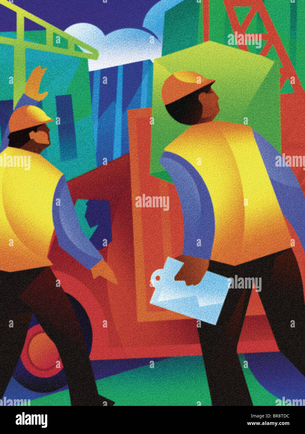 Directing the work hi-res stock photography and images - Alamy