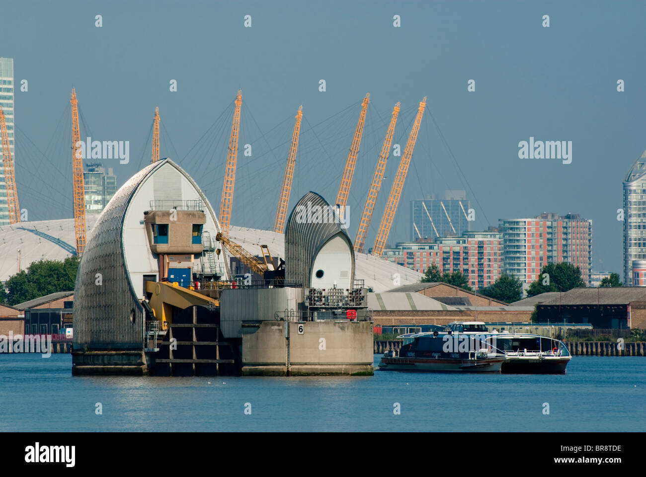 Uk, England, London, Thames Barrier Stock Photo - Alamy