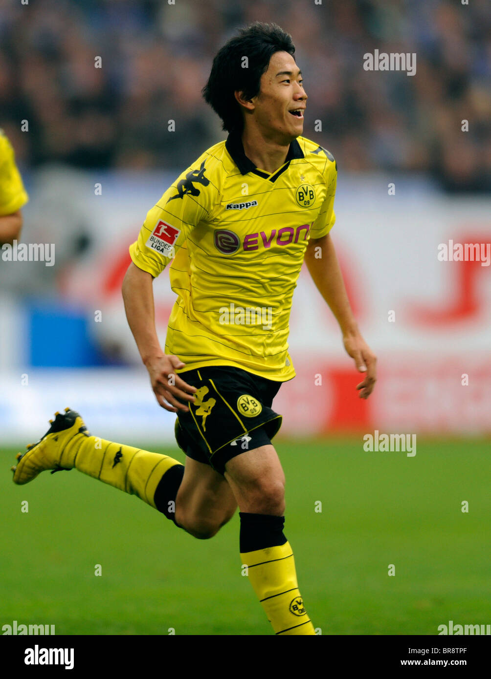 Shinji Kagawa celebrates his goal, Bor. Dortmund, german Bundesliga ...