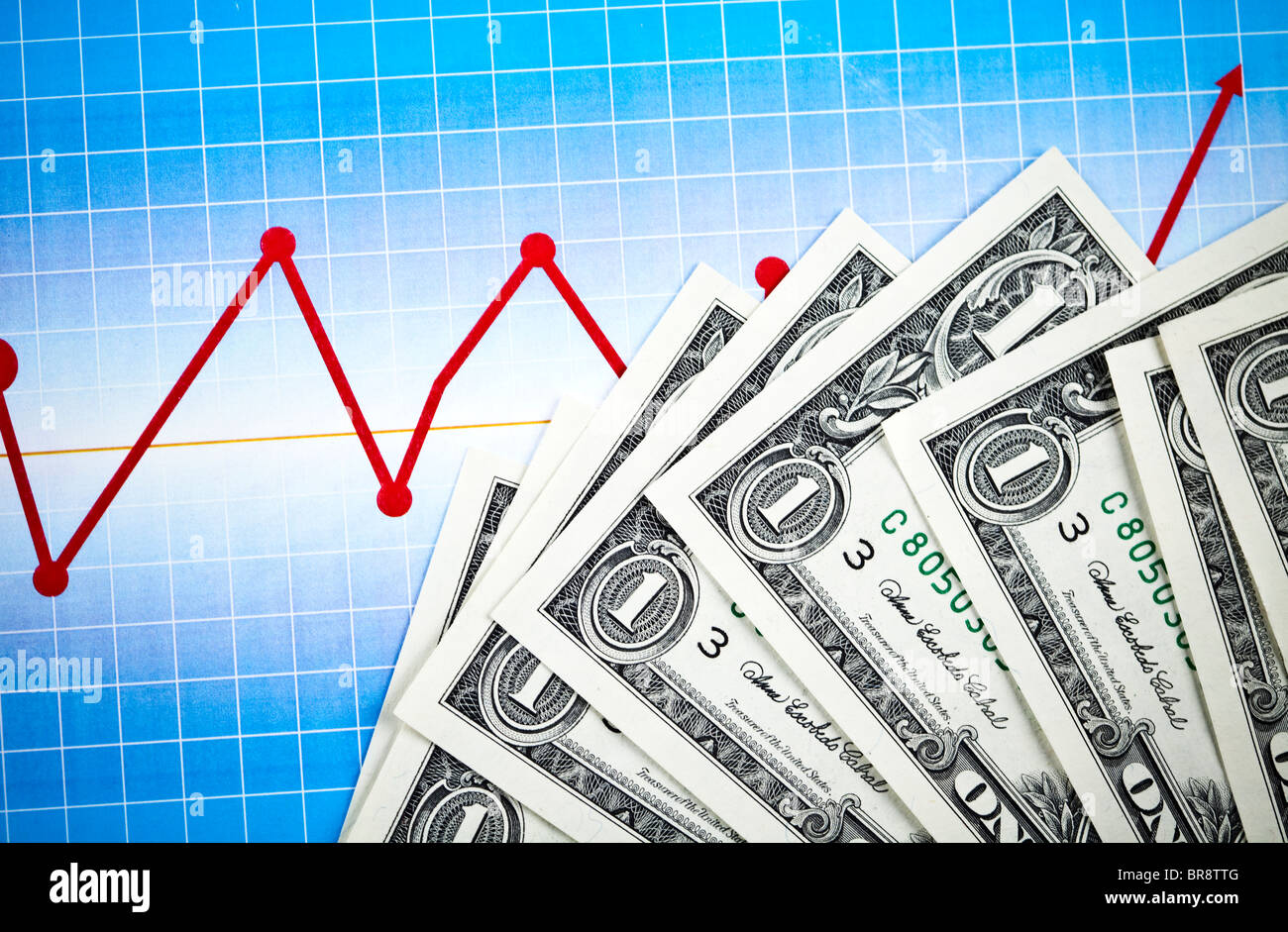 Money and Diagram Stock Photo - Alamy