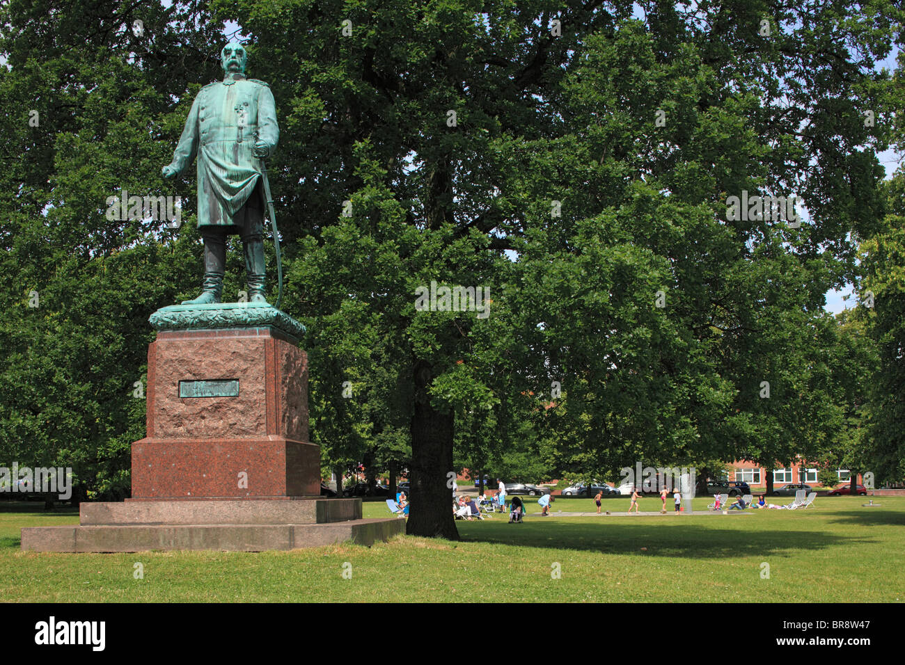 Bismarck-Denkmal von Harro Magnussen im Hiroshimapark von Kiel, Kieler ...