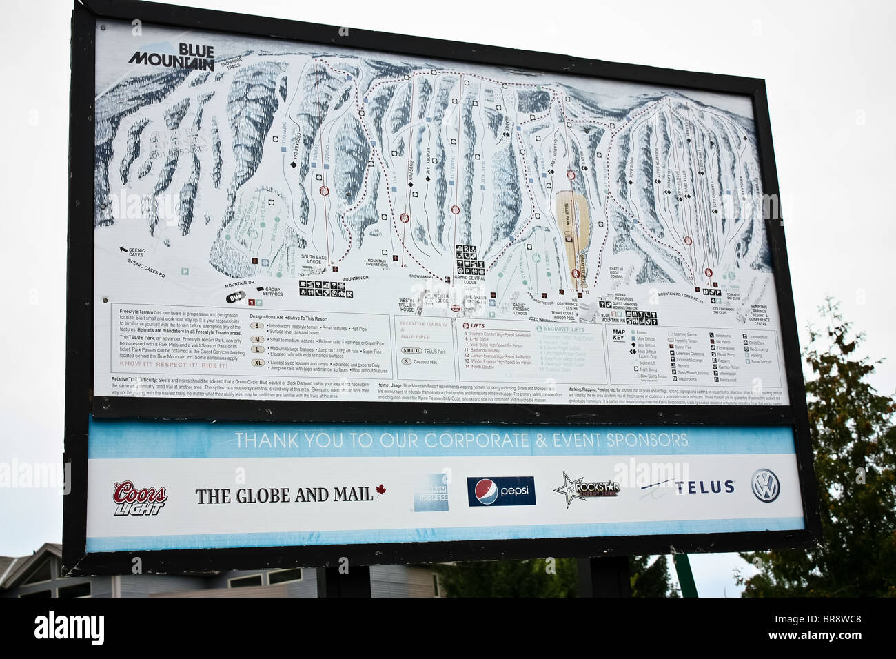 map resort direction Stock Photo - Alamy