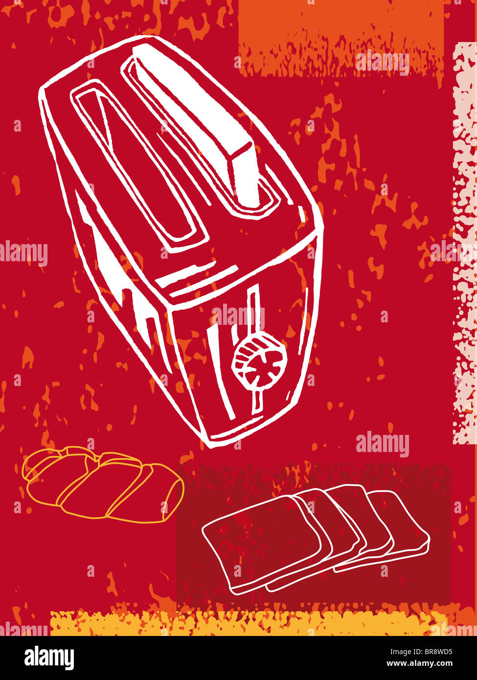 Drawing of a toaster hi-res stock photography and images - Alamy