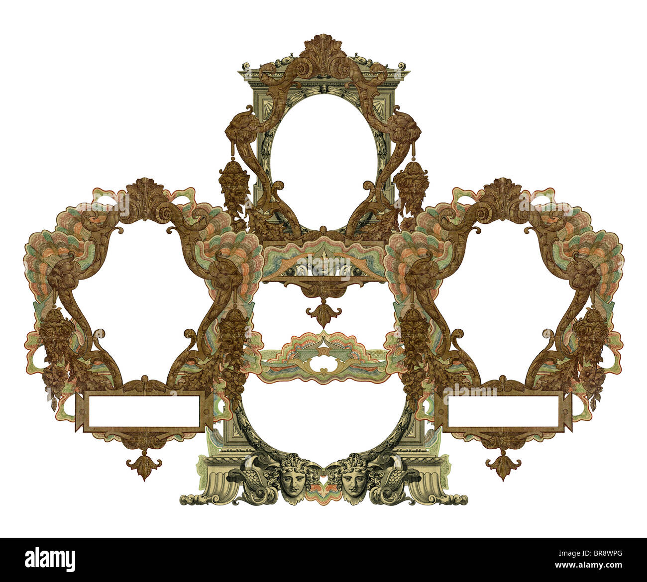 Old Victorian frame Stock Photo - Alamy