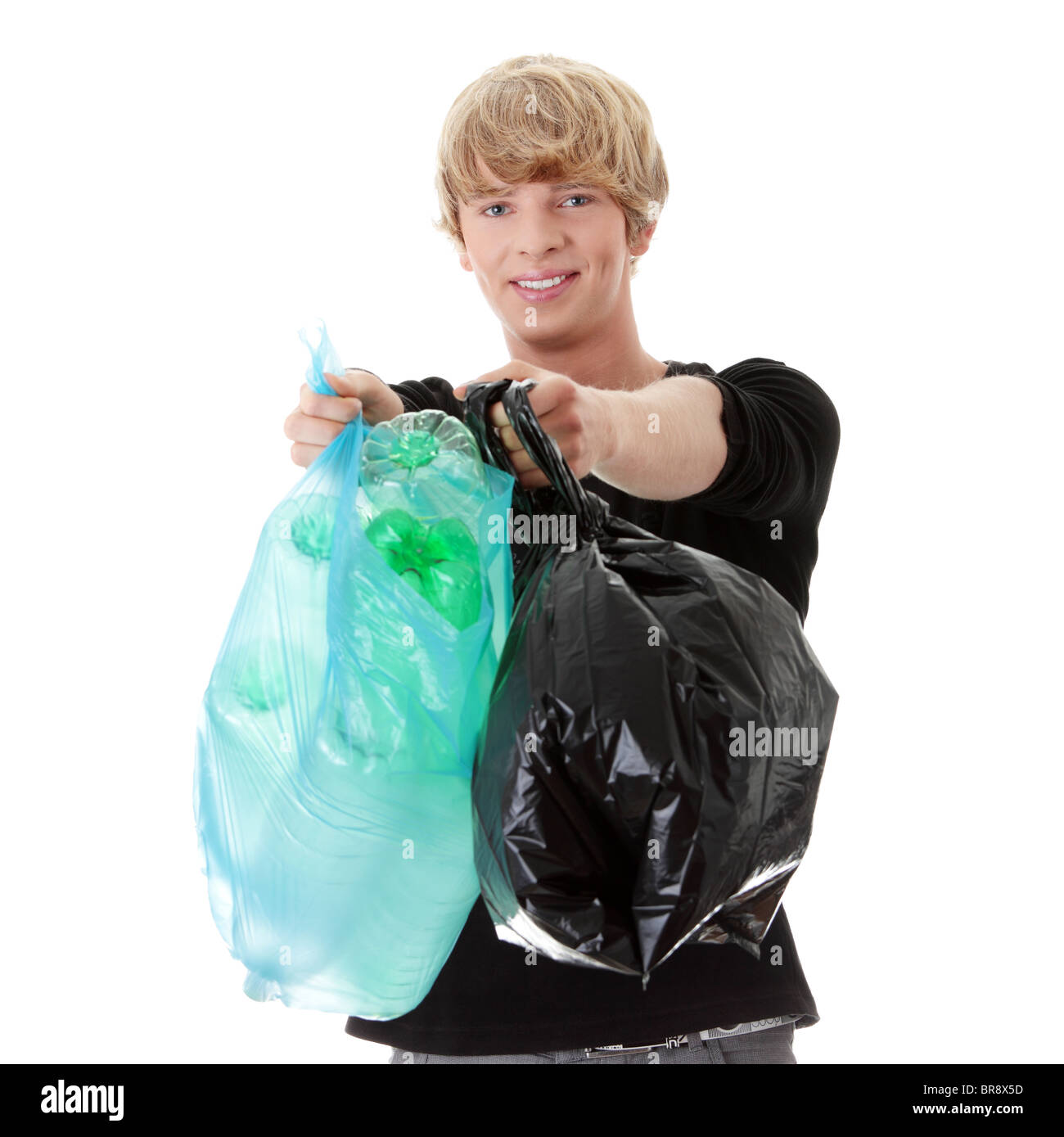 Man bin bags hi-res stock photography and images - Alamy