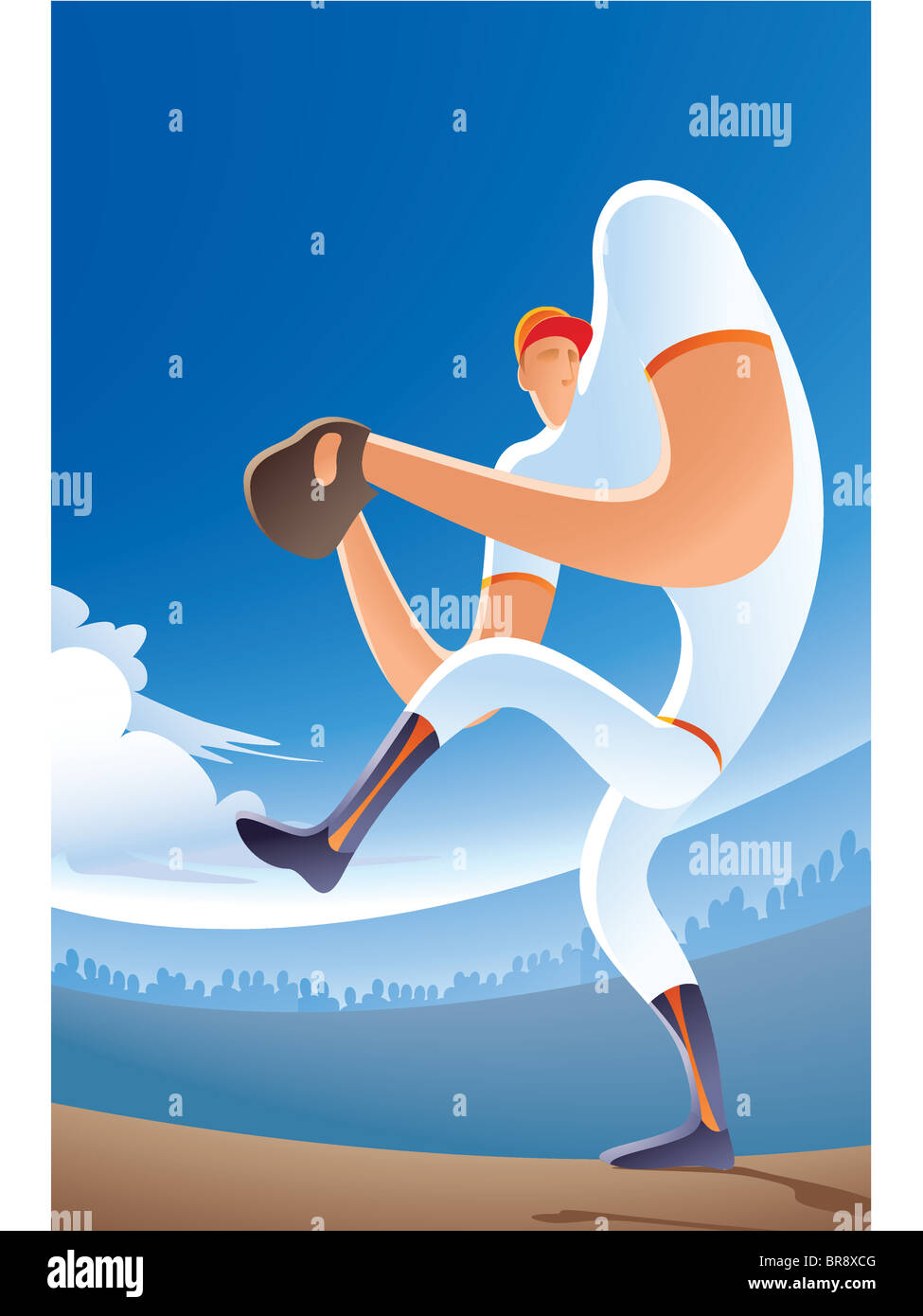 Cartoon pitcher hi-res stock photography and images - Alamy